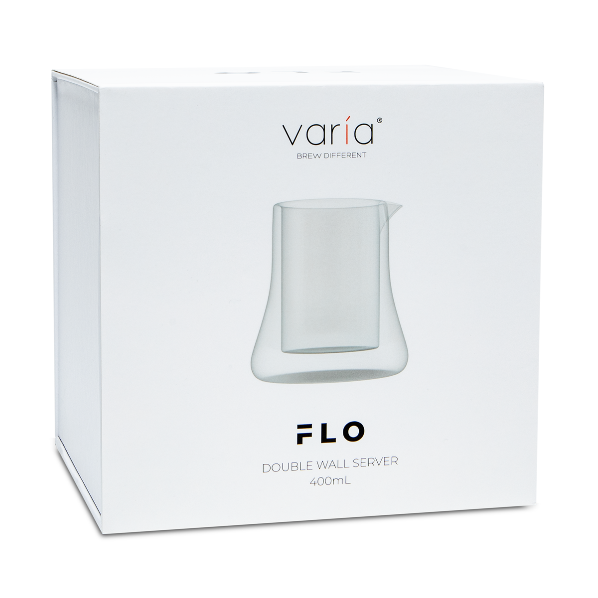 Varia FLO 0.4L Dual Wall Glass Server – Whole Latte Love