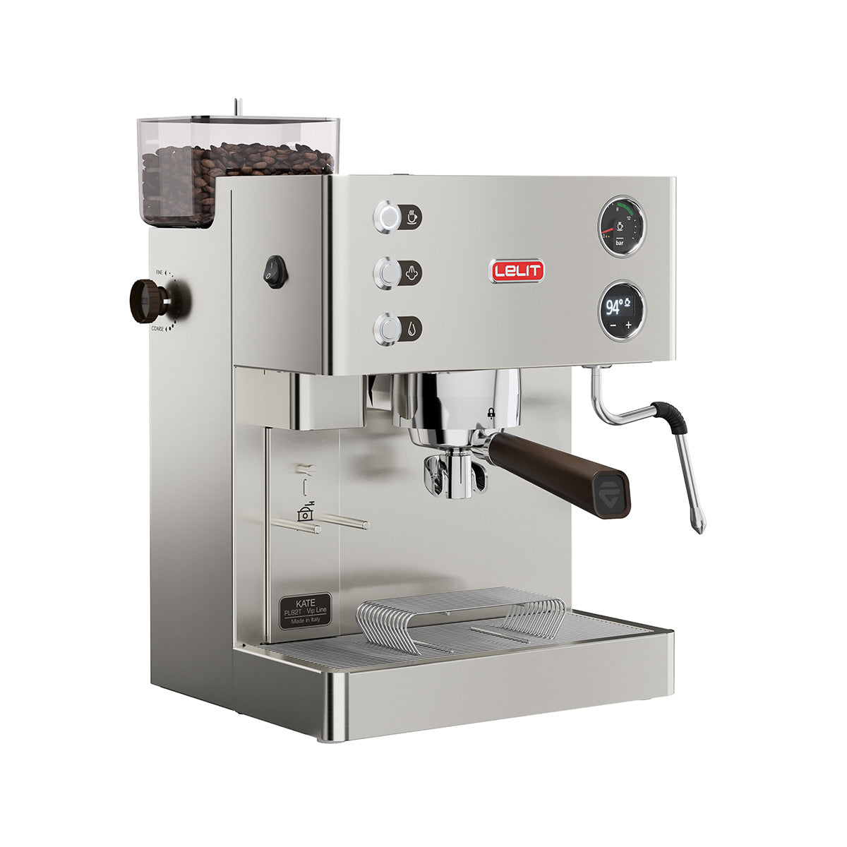 Lelit Kate Espresso Machine with Built-In Grinder – Whole Latte Love