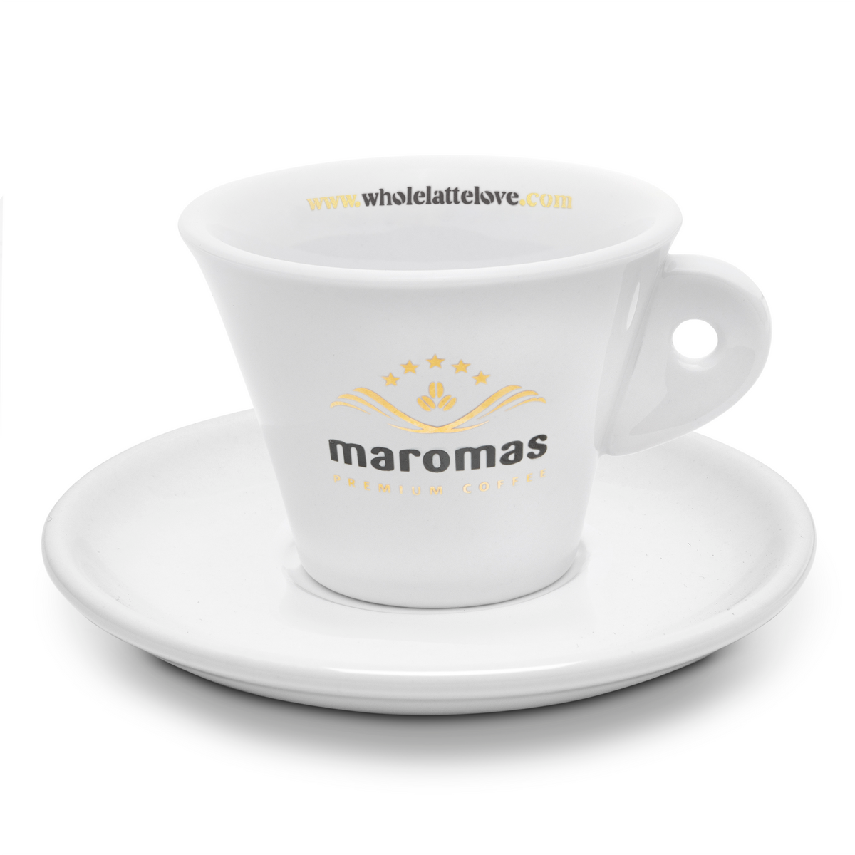 Maromas Espresso Cup and Saucer – Whole Latte Love