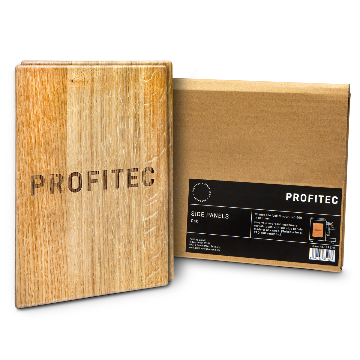 Profitec Pro 600 Side Panels (Set Of 2) - Oak – Whole Latte Love