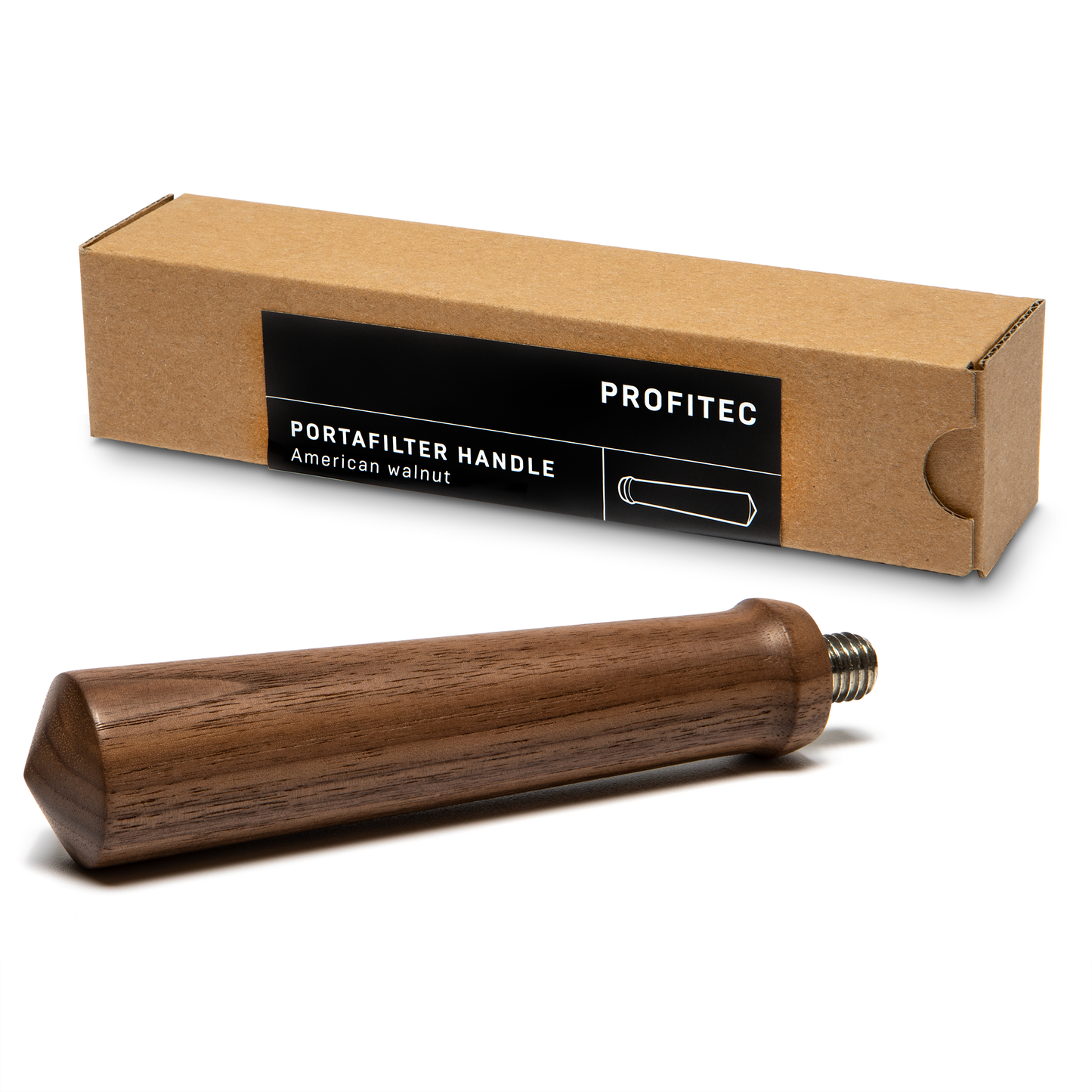 Profitec Twist and Change Portafilter Handle - American Walnut – Whole ...