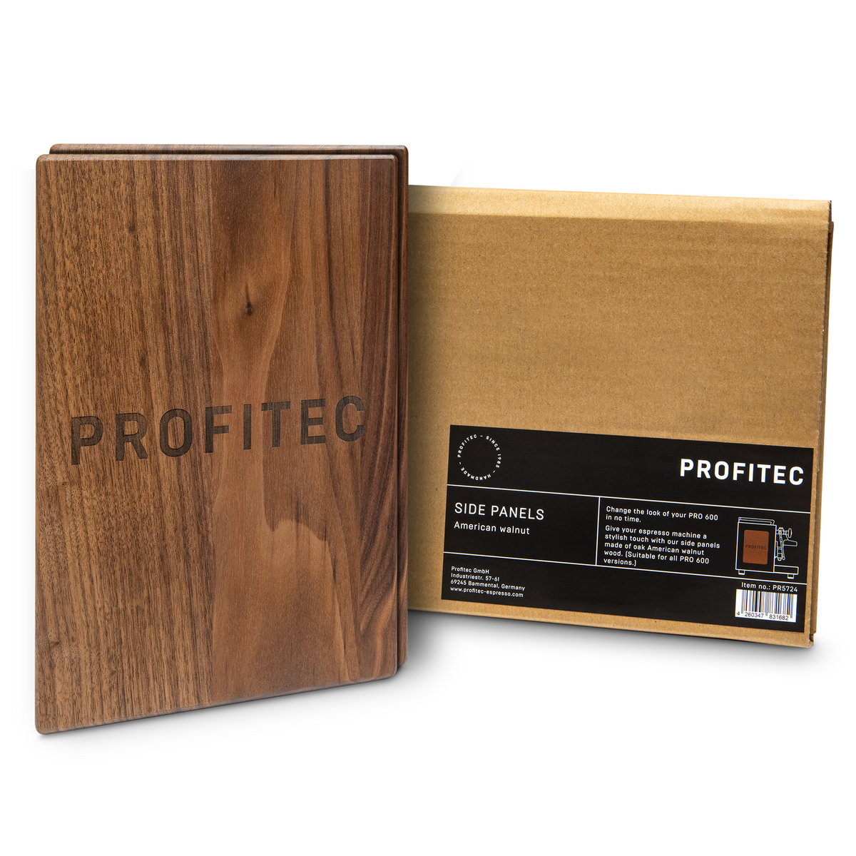Profitec Pro 600 Side Panels (Set Of 2) - American Walnut – Whole Latte ...