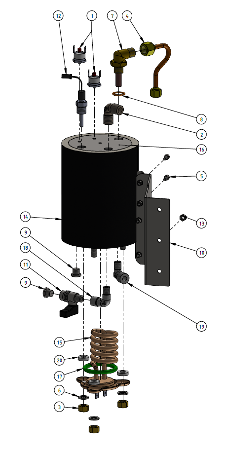 Profitec Drive Part Diagram 10750 – Whole Latte Love