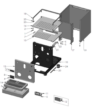 Profitec Pro 500 PID Part Diagram PRO500PID – Whole Latte Love
