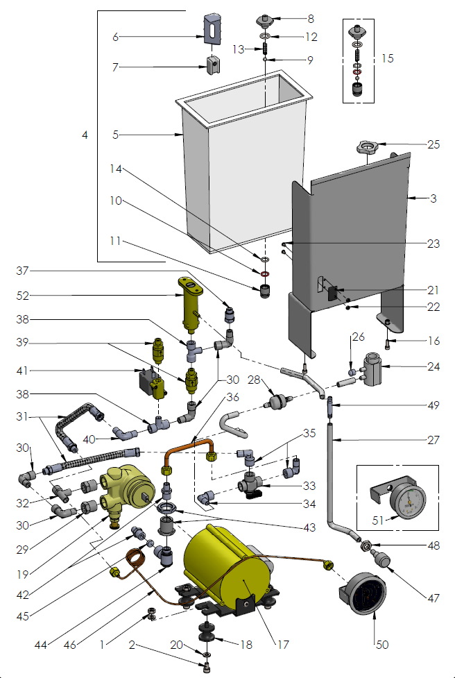 Profitec Pro 700 Part Diagram PRO700 – Whole Latte Love