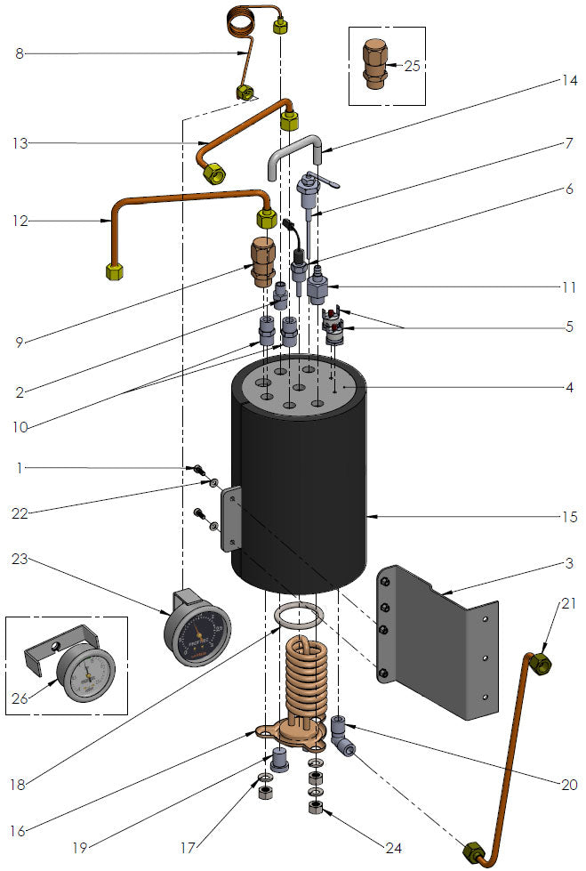 Profitec Pro 700 Part Diagram PRO700 – Whole Latte Love
