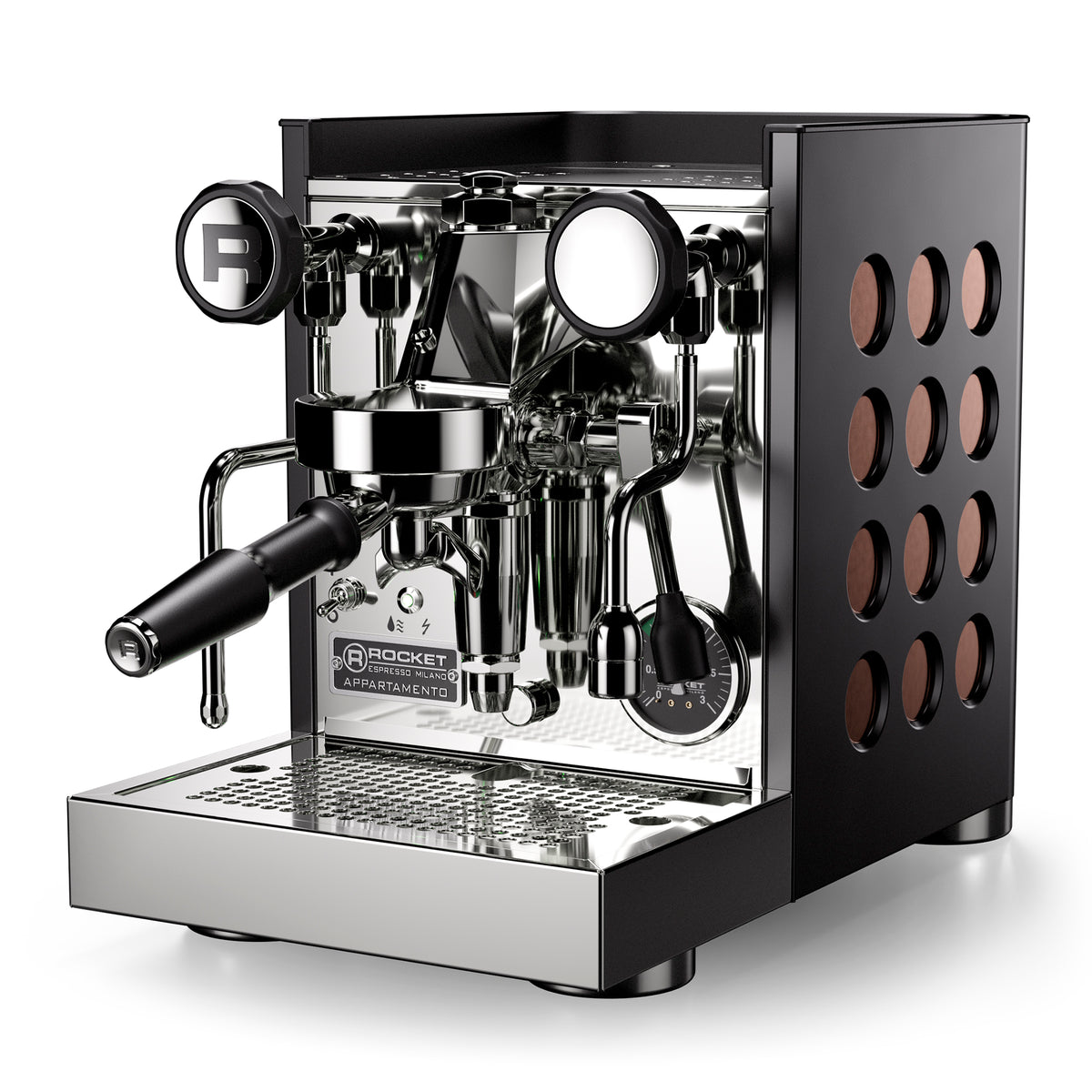Rocket Espresso Appartamento TCA Espresso Machine - Black and Copper ...