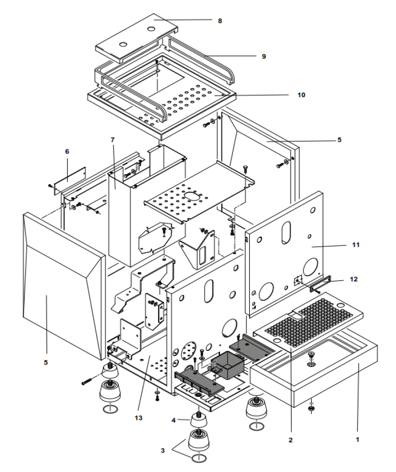 Rocket Espresso Giotto Type V Part Diagram REGIOTYPEV – Whole Latte Love