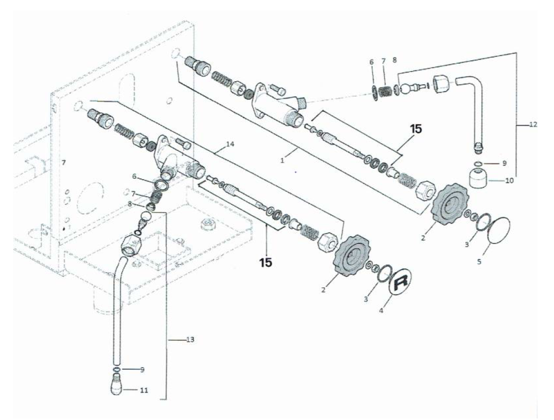 Rocket Espresso R58 Part Diagram RER58 – Whole Latte Love