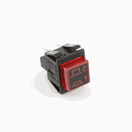 Main Power Switch, Red Illuminated 120V DPST Pushbutton – Whole Latte Love