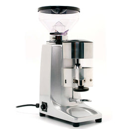 Quamar M80 Dosing Espresso Grinder with Timer in Silver – Whole Latte Love