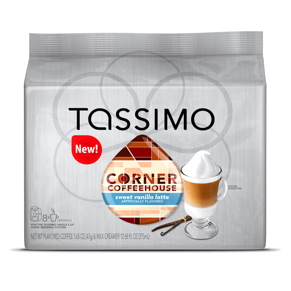 Tassimo T-Disc Corner Coffee House Sweet Vanilla Latte - DISCONTINUED ...