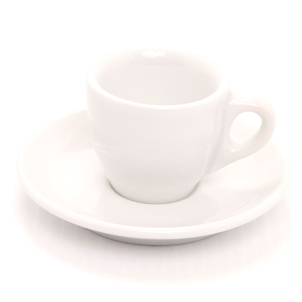 Ancap Verona Espresso Cup and Saucer 2.5oz in White – Whole Latte Love