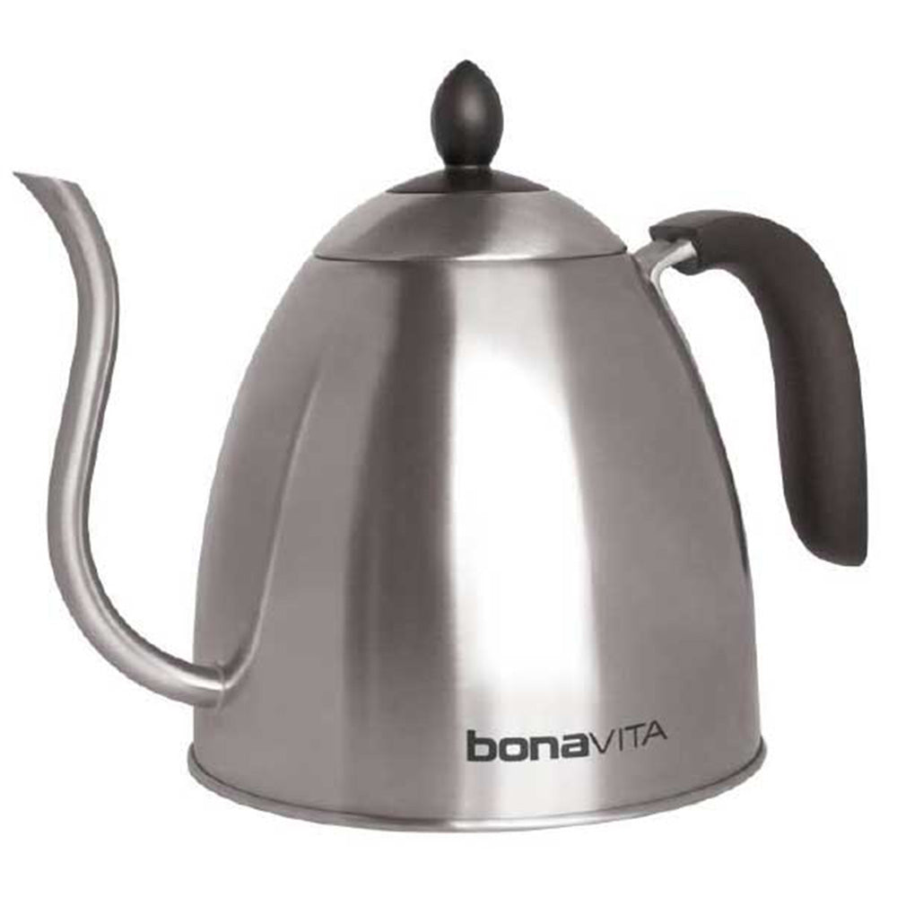 Bonavita 1.0 liter Gooseneck Stainless Kettle – Whole Latte Love