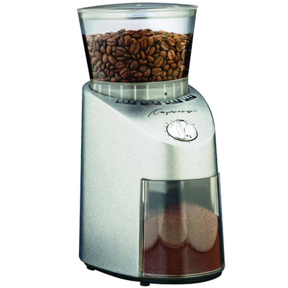 Capresso Infinity Burr Coffee Grinder in Silver – Whole Latte Love