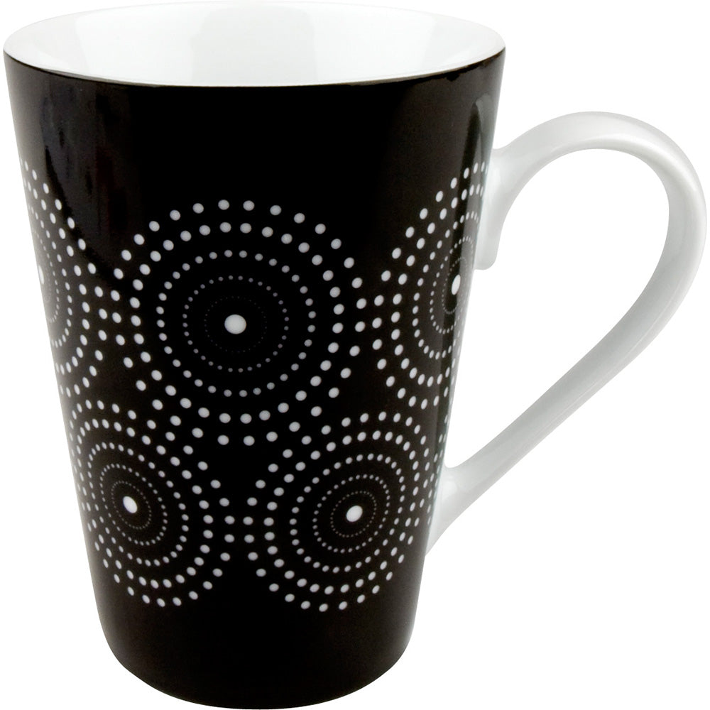 Konitz Black and White 13oz Mug Burst Design – Whole Latte Love