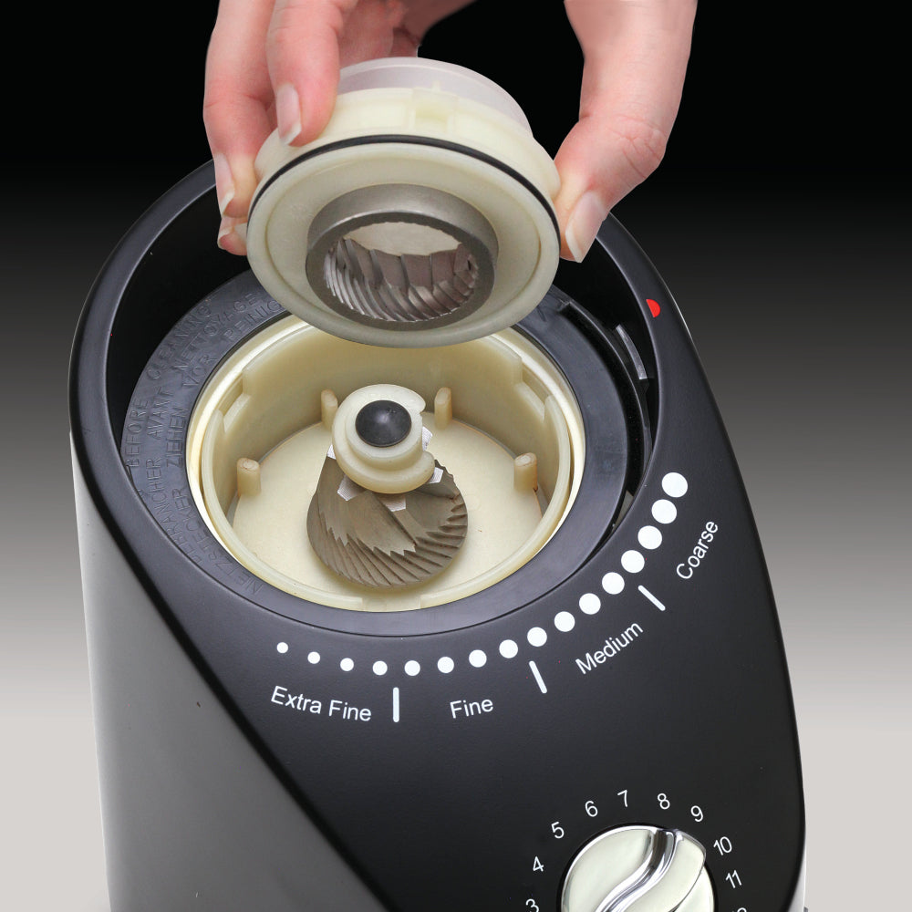 Capresso Infinity Plus Conical Burr Coffee Grinder – Whole Latte Love