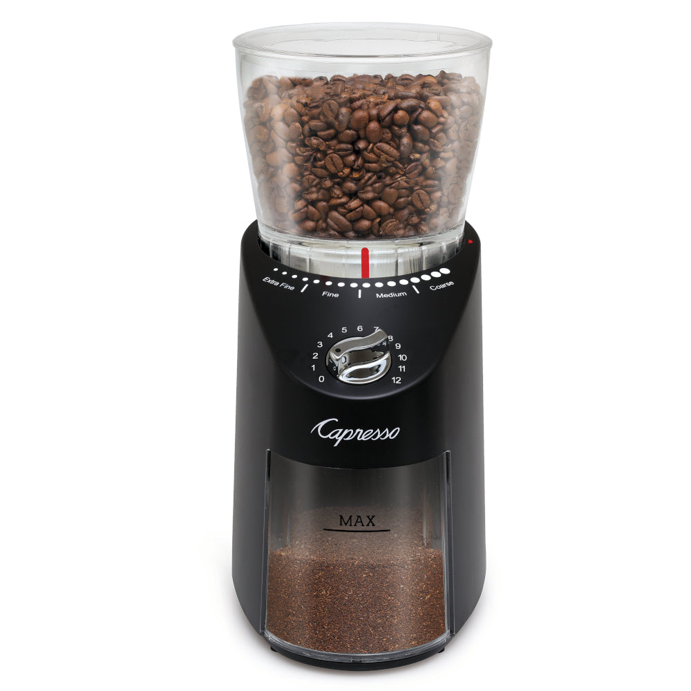 Capresso Infinity Plus Conical Burr Coffee Grinder – Whole Latte Love