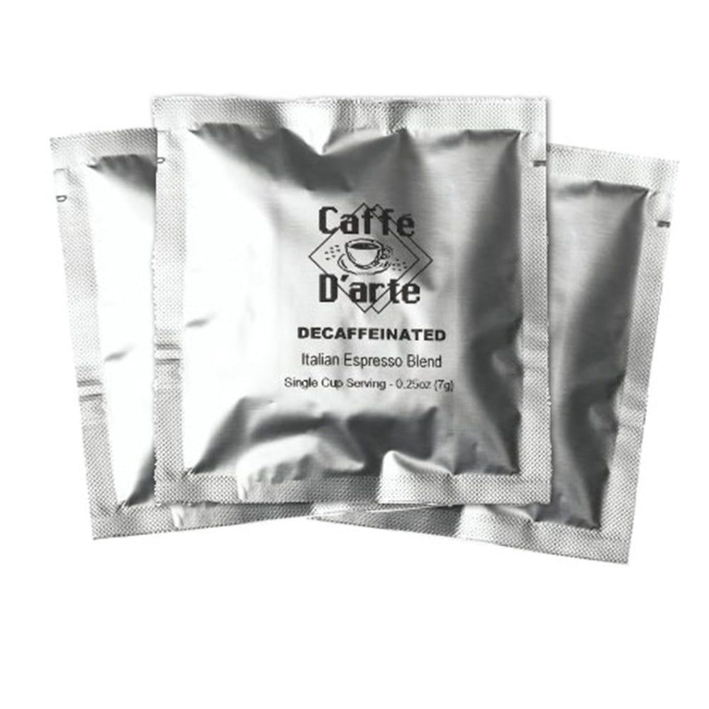 Caffé D'arte Decaf ESE Pods – Whole Latte Love