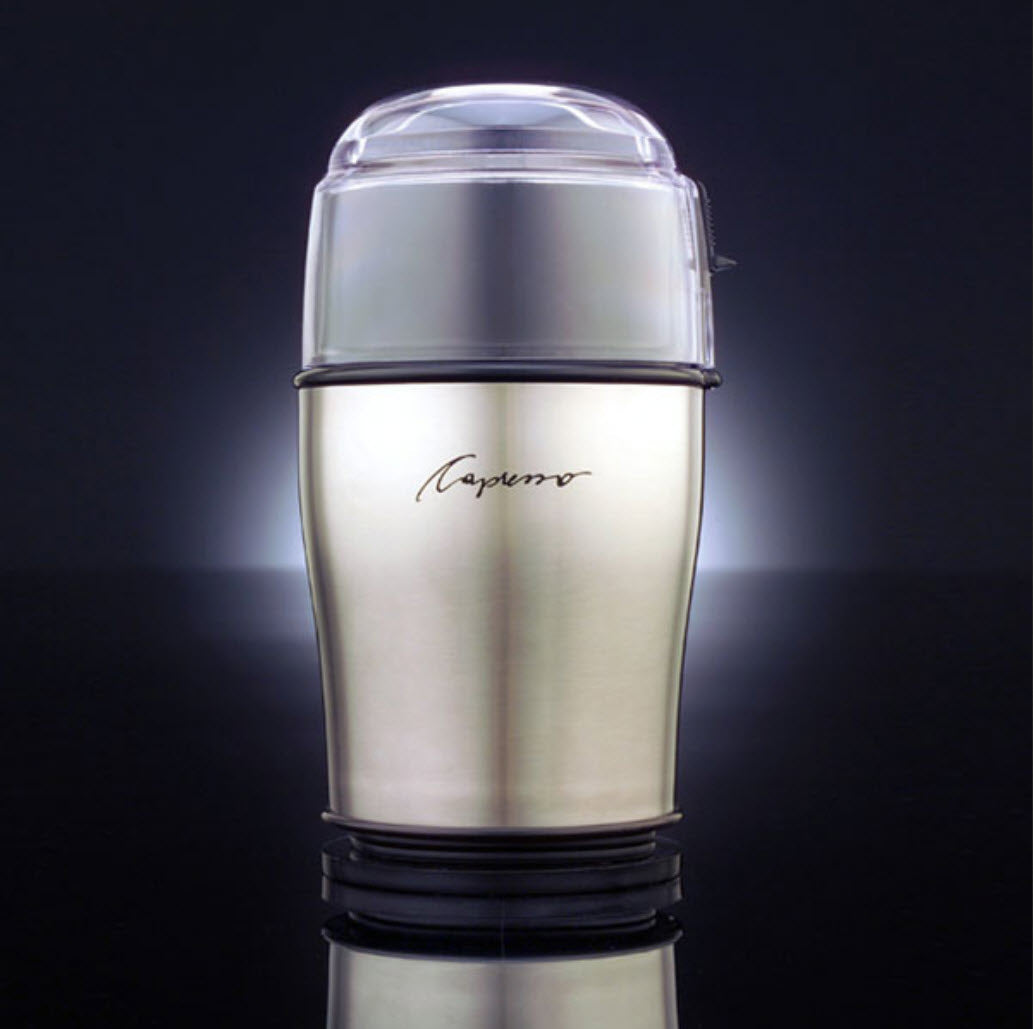 Capresso Cool Grind Coffee Grinder in Brushed SS – Whole Latte Love