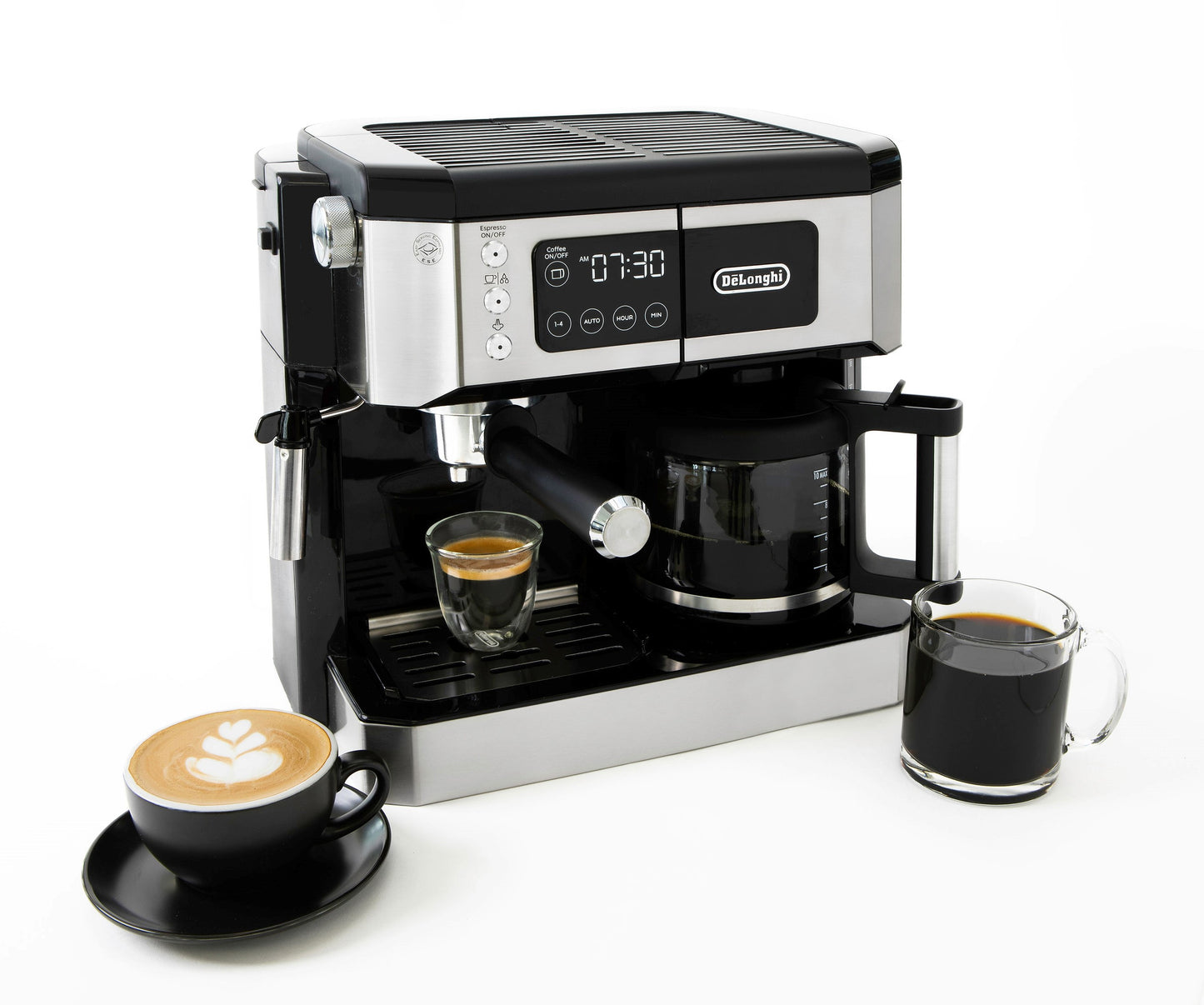 DeLonghi Digital All-in-One Combination Coffee/Espresso Machine – Whole ...
