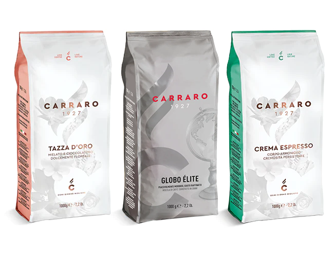 Caffe Carraro Whole Bean Espresso Sampler – Whole Latte Love