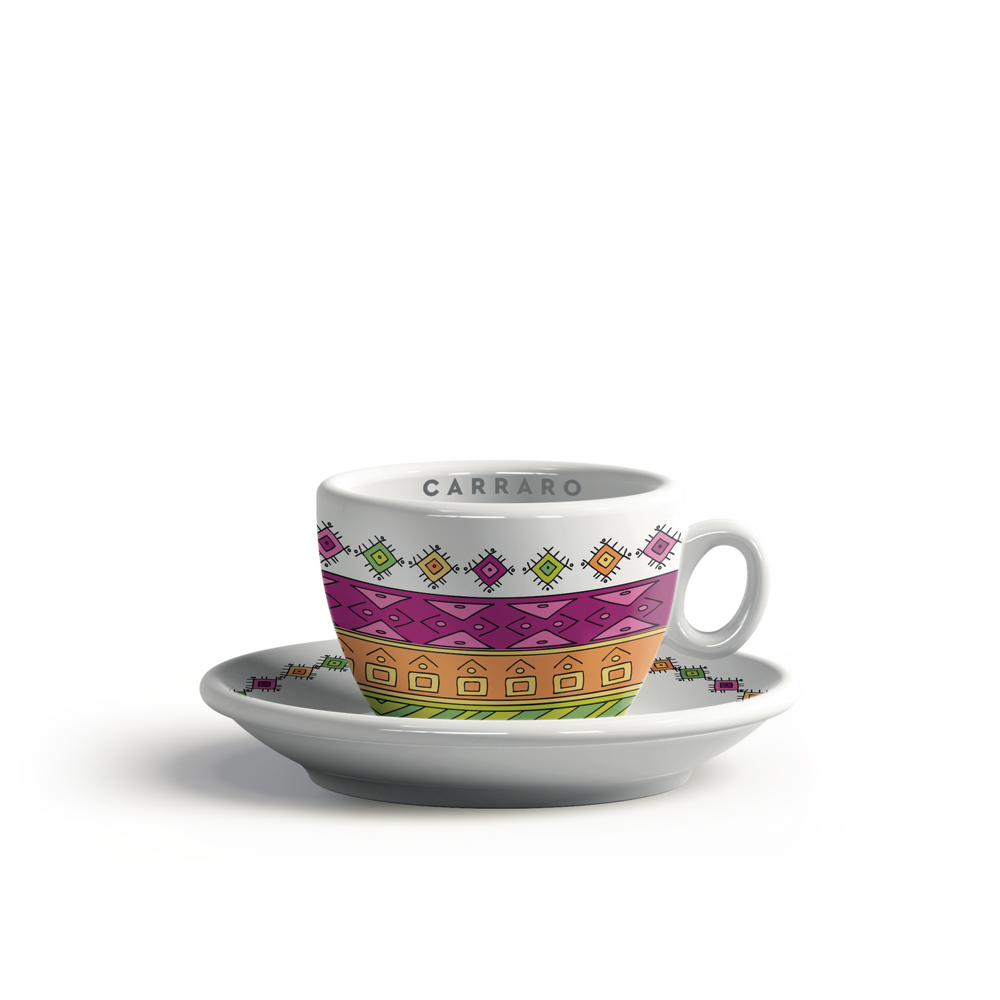 Carraro Caffe del Villaggio Cup and Saucer - Cappuccino – Whole Latte Love