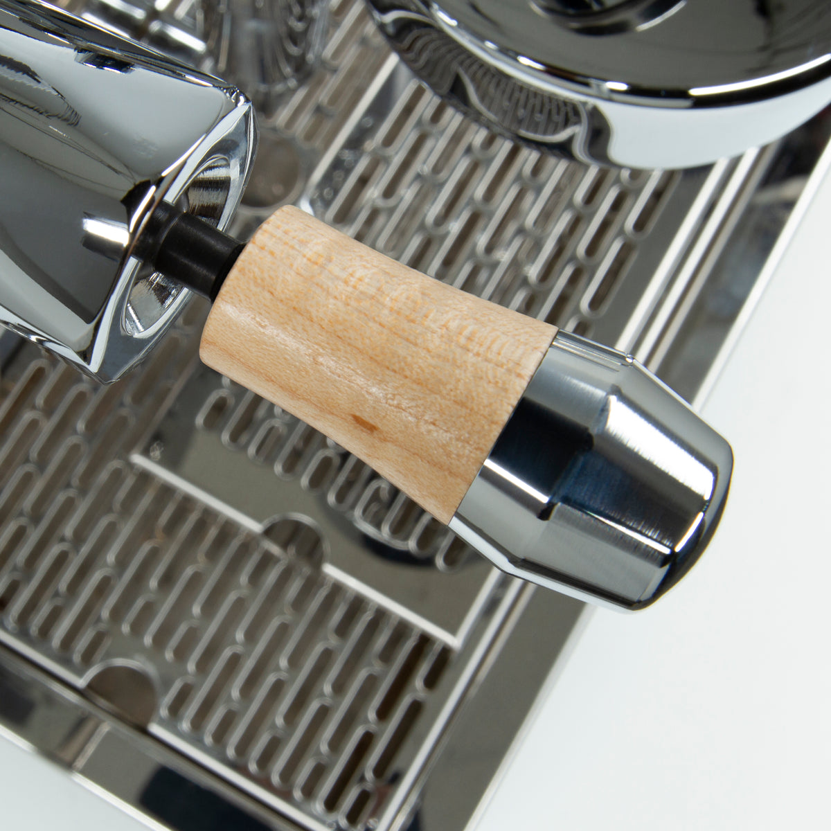 ECM Synchronika Espresso Machine with Tiger Maple Accents – Whole Latte ...