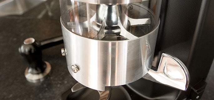 Quamar M80 Dosing Espresso Grinder with Timer in Black – Whole Latte Love