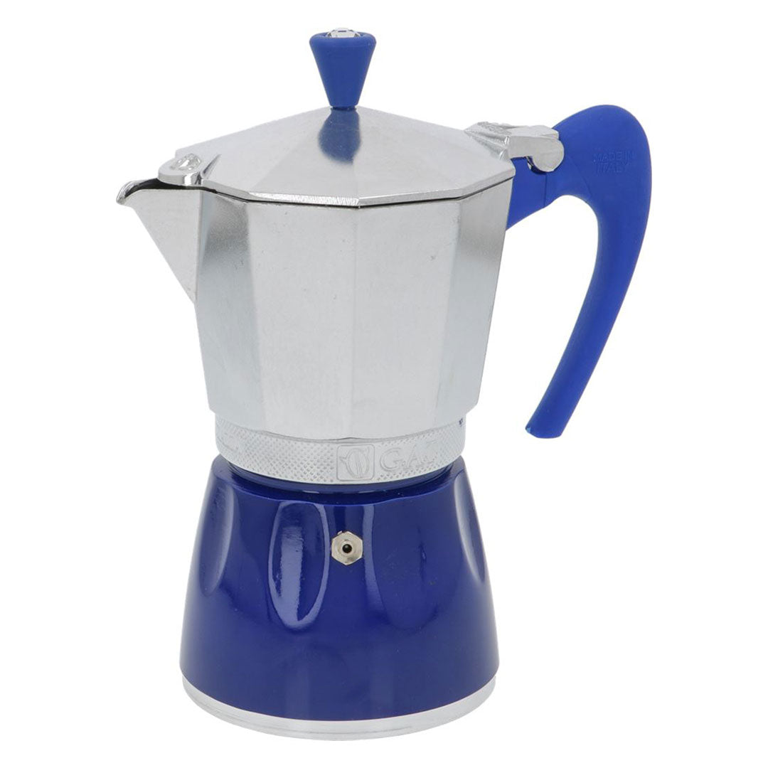 G.A.T. Moka Delizia 6-Cup Moka Pot - Blue – Whole Latte Love